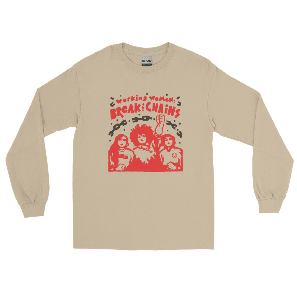 Working Women: Break the Chains! | Long-Sleeve T-Shirt – Liberation Store